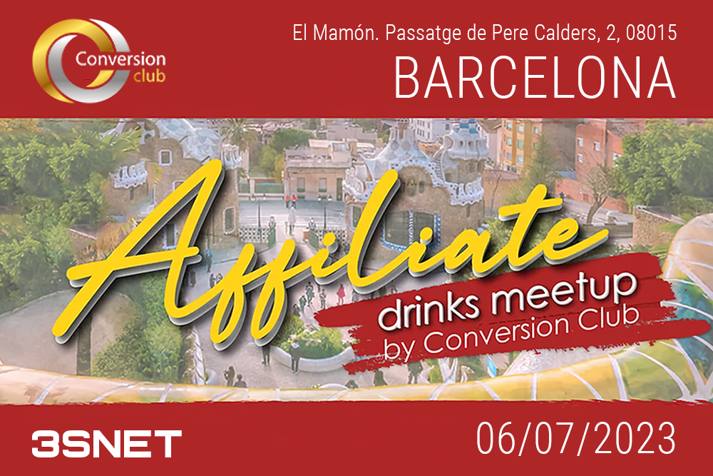 The Affiliate Drinks Meetup will be held on July 6 – 3S.INFO